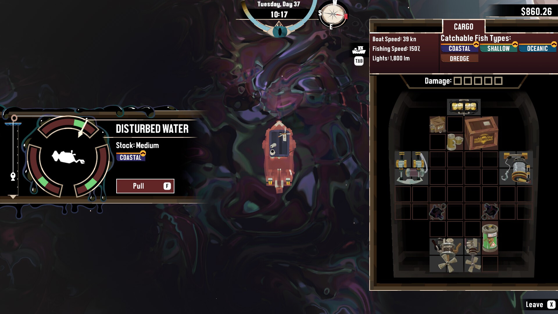 Dredge Gale Cliffs Samples Guide - Iron Rig Gale Cliffs Fish